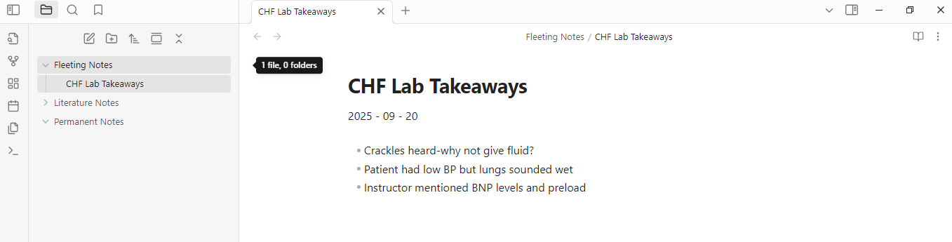 Smart Notes with Obsidian – VitalNotes