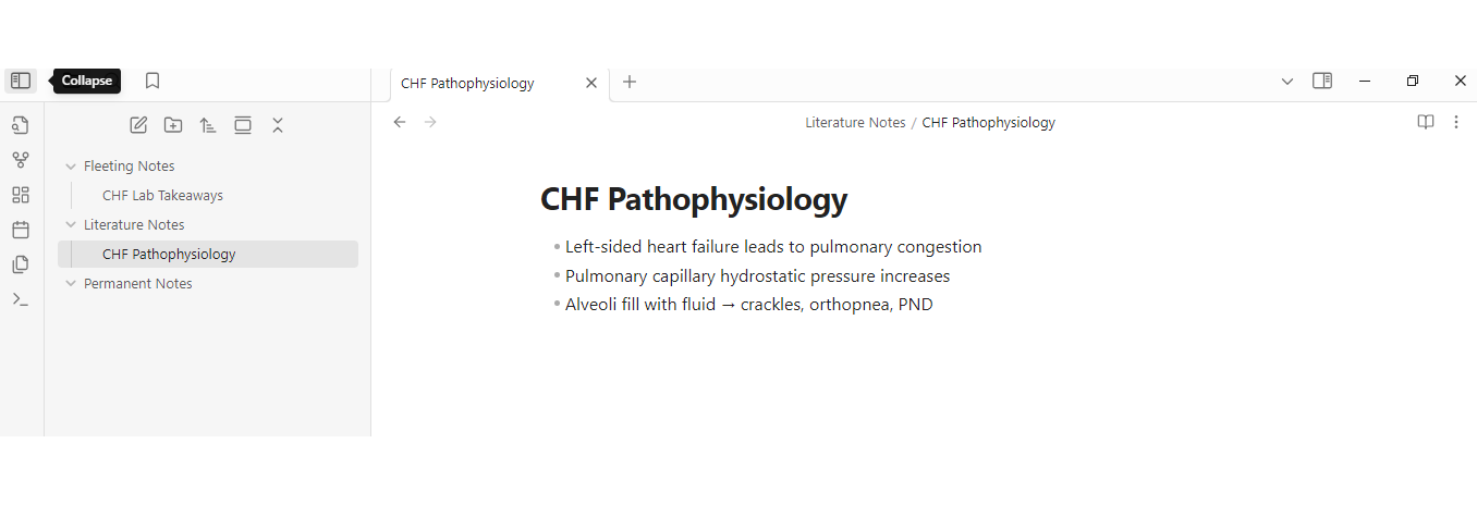 Smart Notes with Obsidian – VitalNotes